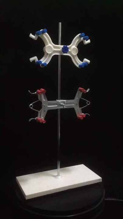 Laboratory Stand Support Set - Marble Titration Stand with Butterfly Burette Clamp, Ideal for ...