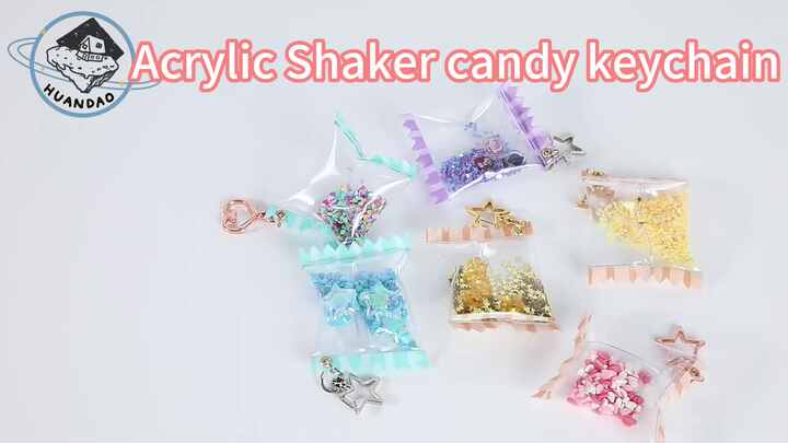 Huandao Kawaii Ice Cream Inflatable Candy Bags Keychain Candy Bag ...