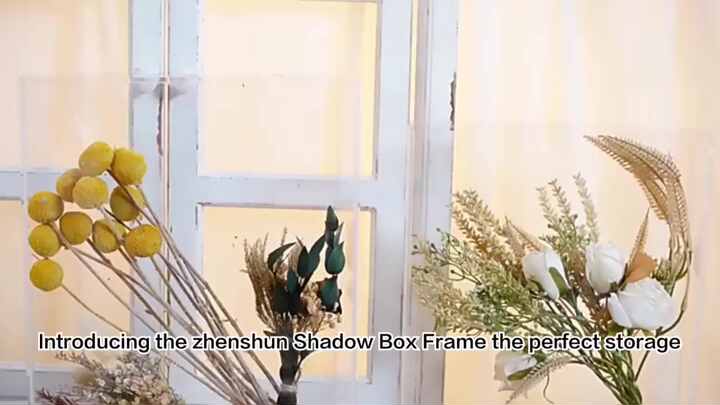Acrylic Shadow Boxes Display Cases, Wedding Memory Box Dried Flower ...