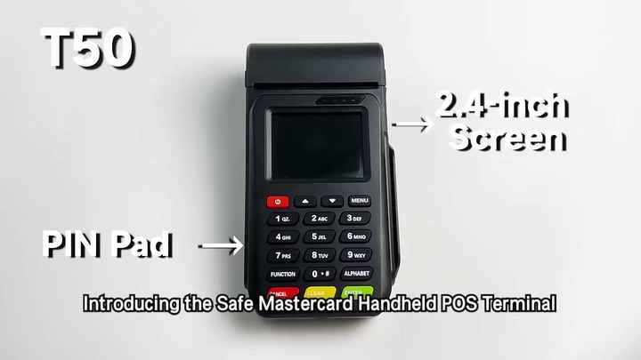 Wisecard Linux Handheld Mobile Pos Terminal With Receipt Printer Nfc ...