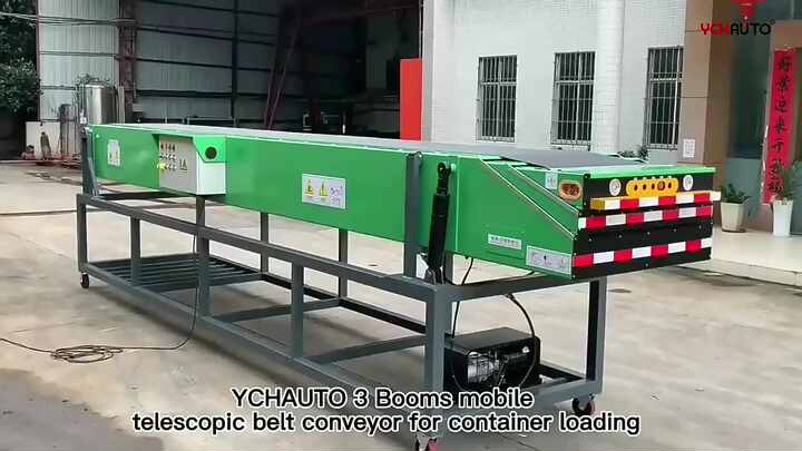 Telescoping Conveyor Truck Pallet Loading Unloading Retractable Loader ...