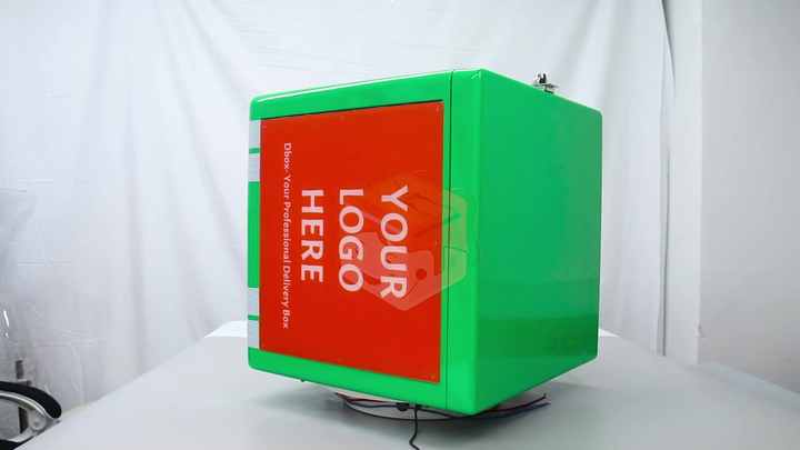 Custom Food Delivery Box With Led Screen FRP Plastic Delivery Box LED ...