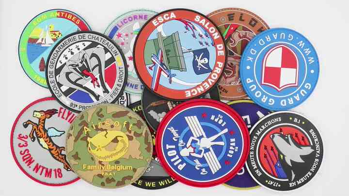 Custom Tactical 2D Soft PVC Patch Design - 3D Round Shape