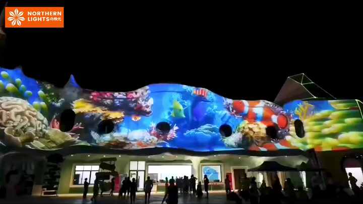 Outdoor 3D Holographic Large Building Mapping Projector Factory Price ...