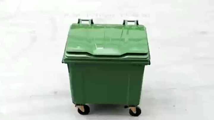 1100 Liter Plastic Waste Containers - Durable & Sustainable