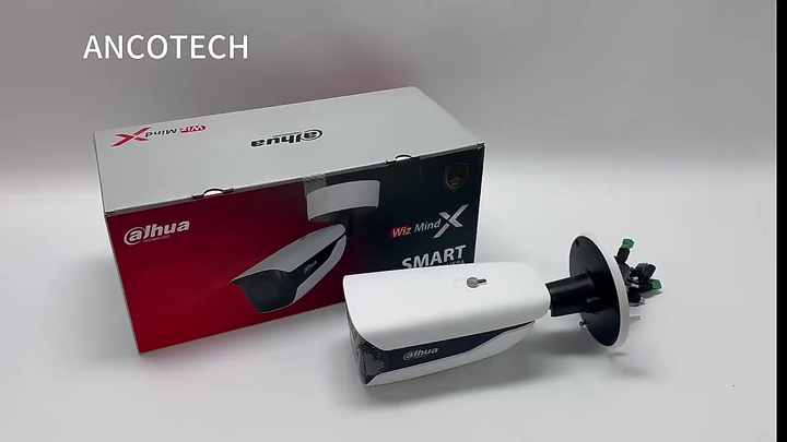 Dahua AI CCTV Camera IPC-HFW7442H-Z4-S2 4MP IR Outdoor Bullet Network 12 VDC 24 VAC PoE+ Face ...