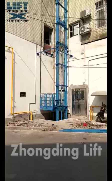 Electric Hydraulic Cargo Lift for Outdoor & Commercial Use