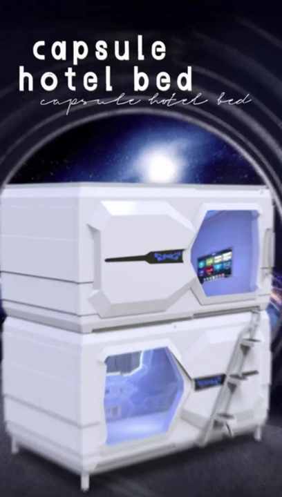Modern Single Double Sleeping Capsule Bed Sleeping Pod Smart Capsule ...