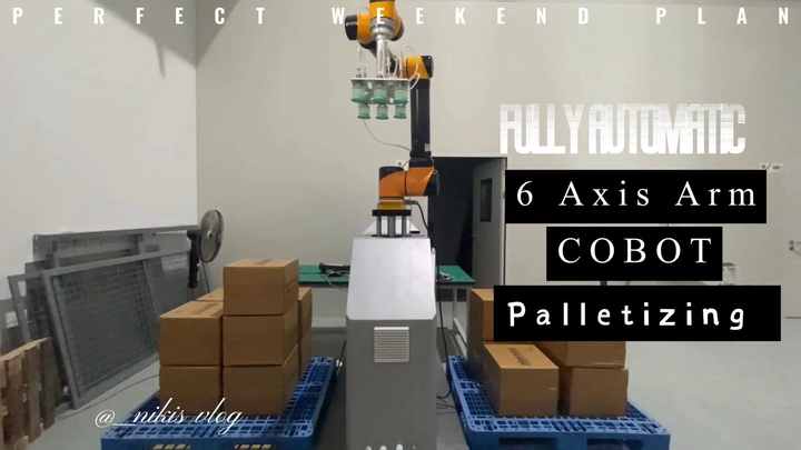 Fully Automatic Collaborative Cobot Palletizing Arm Machine With Factory Price for Industrial ...