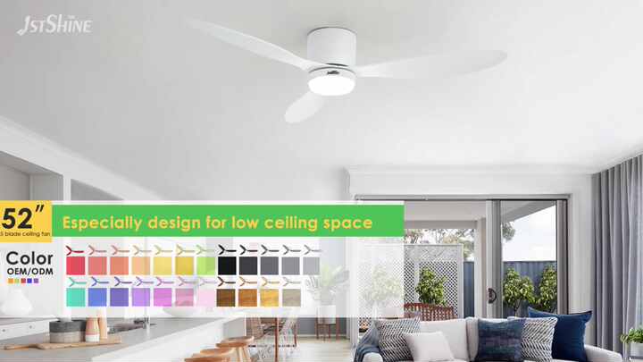 1stshine Ceiling Fan with Light - Ideal for Home & Office