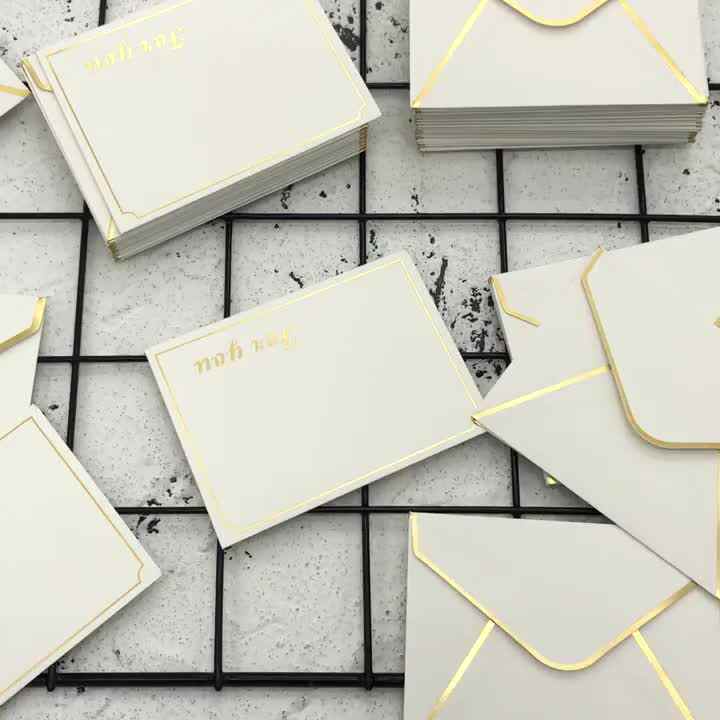 Beautiful Envelope Designs - A3 & A5 Gold Foil Envelopes