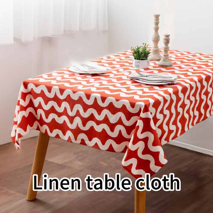Linen Damask Heavy Weight Tablecloth Printed Linen Table Cloth For ...