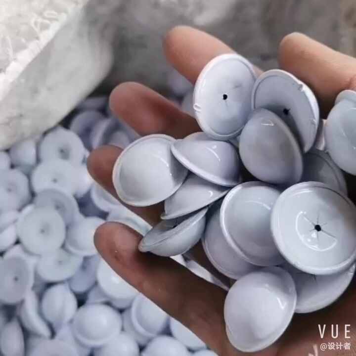 38mm White Powder Coated Self Locking Dome Cap Washers for Fixing ...
