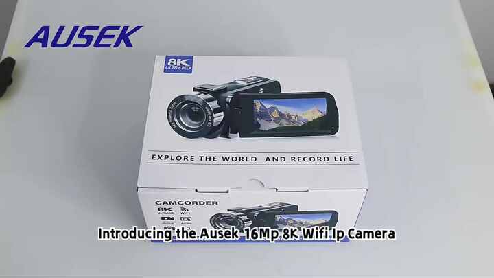 Ultra HD 8K DSLR Recorder - Professional Video Camera with 18X Zoom, Wi ...