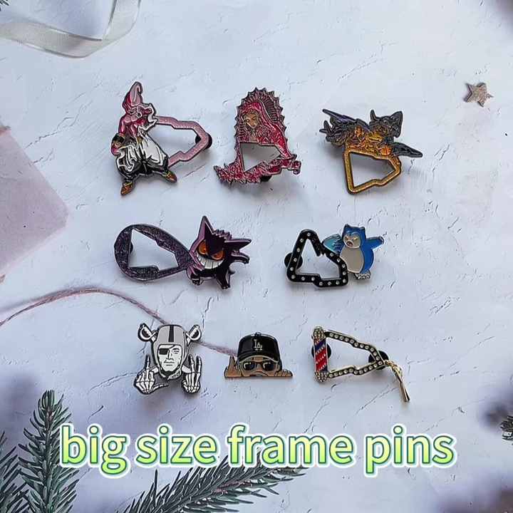 Custom Soft Enamel Frame Border Hat Pins Frame Pin For Hat - Buy Pins ...