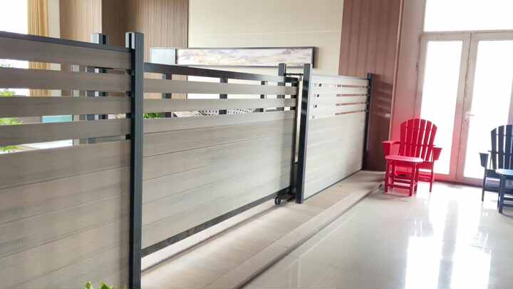 Eco-friendly Garden Security System with WPC Fence Panels