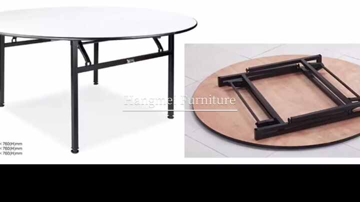 Wholesale Round or Rectangle Wood Folding Table - IBM Table