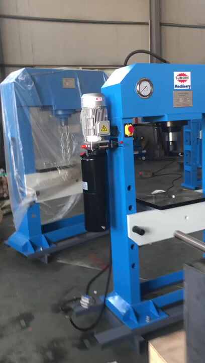 63 Ton Manual Hydraulic Press Small H Frame Type Hydraulic Press SP-63 ...