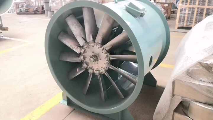 500mm Stainless Steel/aluminum Blades Vane Axial Duct Fans