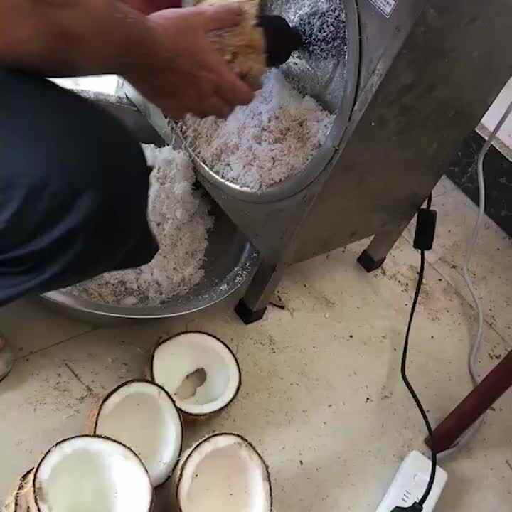 Electric Commercial Coconut Grater Machine - 550W, 60PCS/MIN Capacity ...