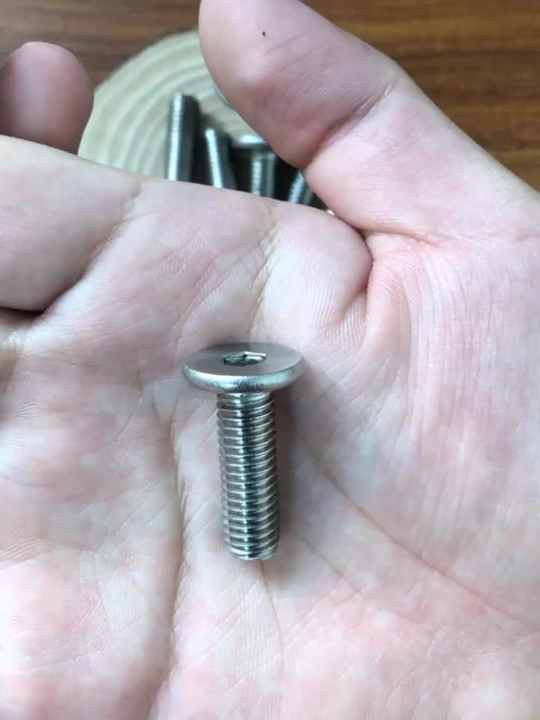 M2 to M8 Stainless Steel Machine Screws - Ultra Low Profile