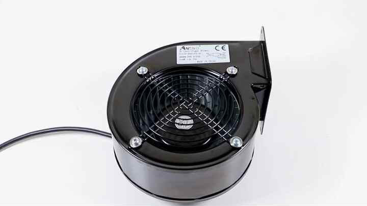 110v 230v 180mm AC forward curved Centrifugal Fan metal snail blower ...