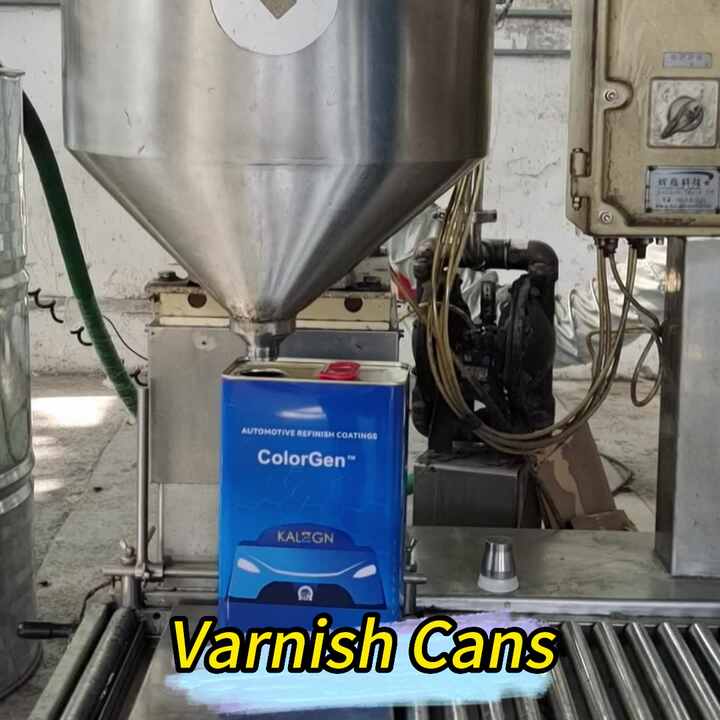 High Gloss Automotive Paint Factory 2K Black Auto Repair Varnish Paint ...