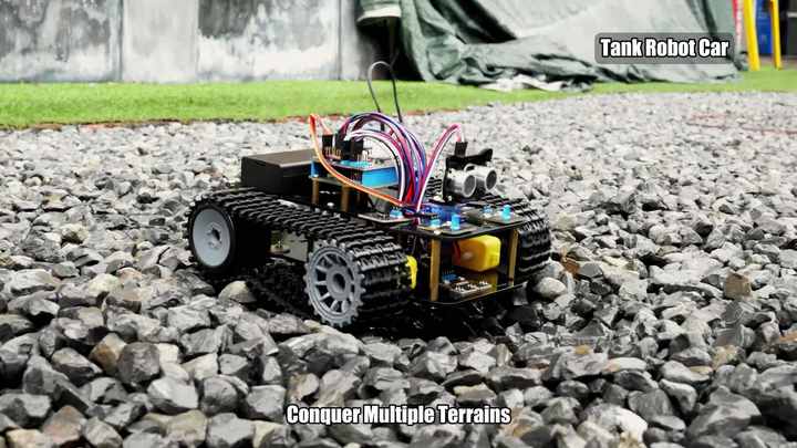 ACEBOTT ESP32 Smart Tank Robot Car Kit For Arduino DIY Programmable ...