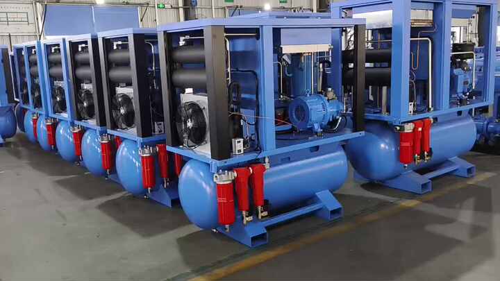 Industrial 20 horsepower 15kw1.1m3/min high-efficiency electric ...