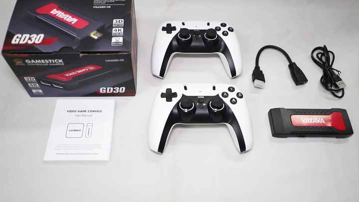 4K Retro Gaming Portable Console with 5000+ Games & Wireless Controller