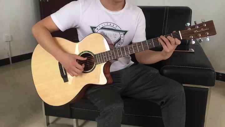 Handmade Chinese Acoustic Guitar - Black, Wholesale Price