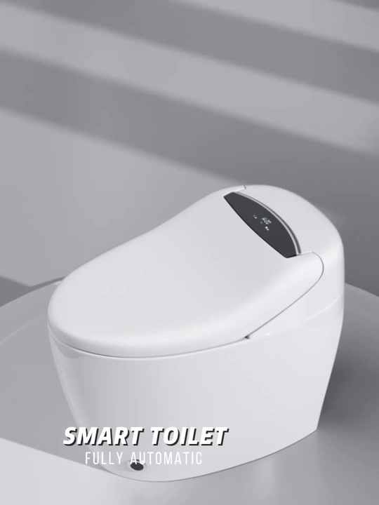 OVS Upc Etl Luxury No Water Pressure Foot Flush Smart Toilets Automatic ...