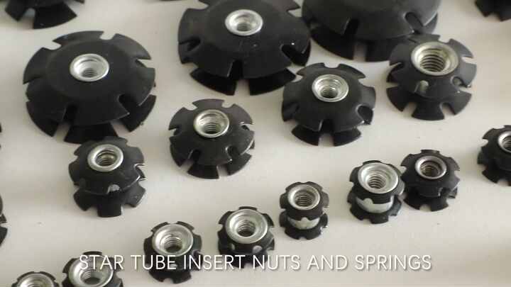 M4 M6 M8 Pipe Connector Threaded Inserts Nut for Steel Tubes
