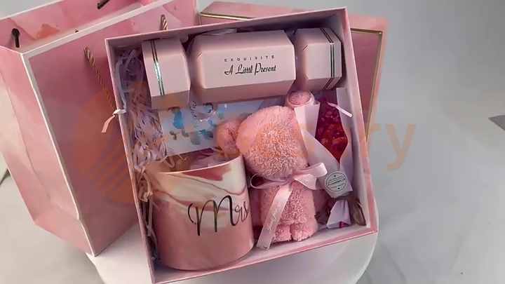 Pink Towel Flower - Perfect Promotional Gift for Women