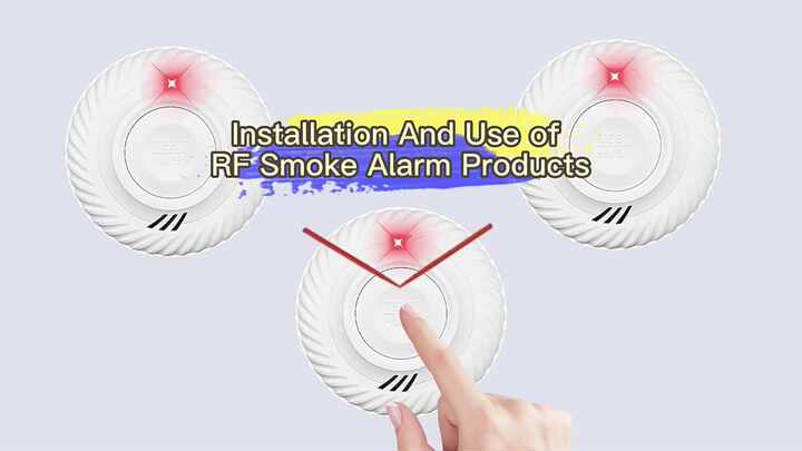 Rf 433mhz Wireless Photoelectric Smoke Detector Alarm & Fire Safety ...