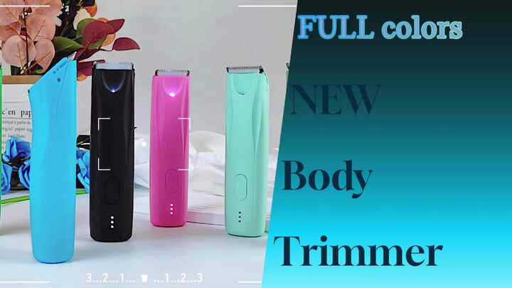 Washable LED-light Electric Groin Trimmer for Men Women Ball Shaver ...