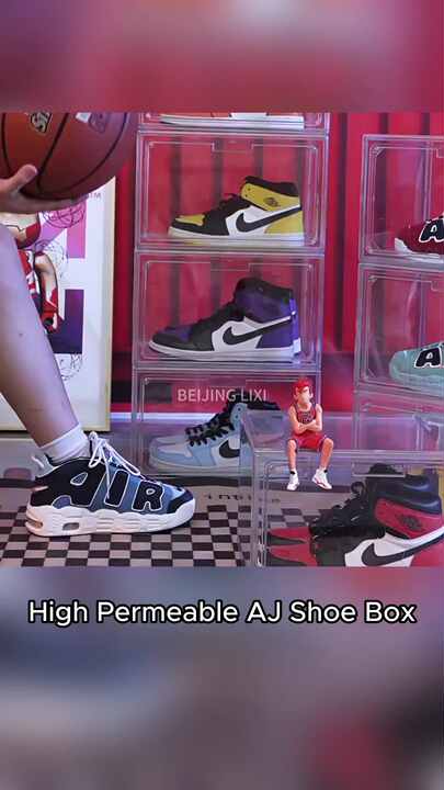 Haixin AJ Acrylic Shoe Storage Box - Save Space Efficiently