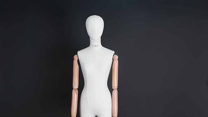 Oem Supplier Full Body Cloth Wrapped Model Props Activity Hand Women Mannequins Female With Arms