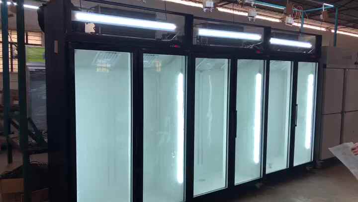 Three Door Field Bar Cooler - Efficient Display Solution