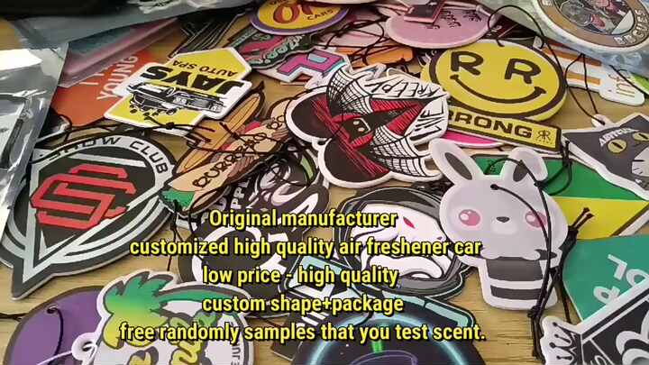 Custom Car Air Fresheners - Long Lasting & Different Smells