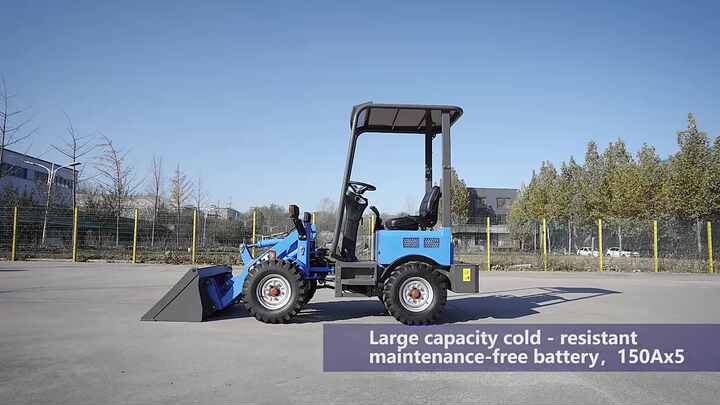 AOLITE CE E604 - Mini Electric Wheel Loader for All Terrain