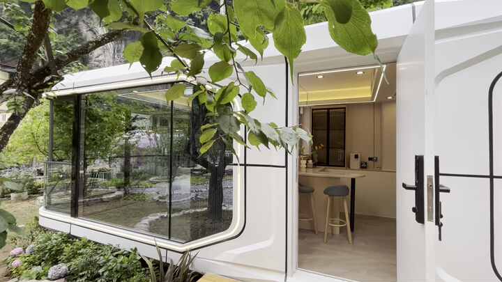 Magic House Space Capsule Prefabricated Space Capsule Container House ...