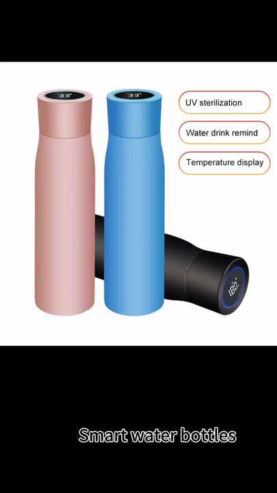 Smartest Water Bottle LED smart sensor puck glows to remind you when it ...