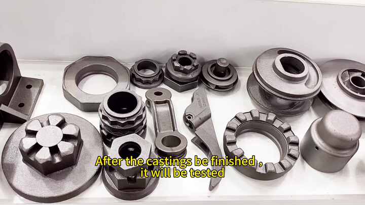 Factory Casting Iron Casting Components, Fcd450 Ductile Iron Casting ...
