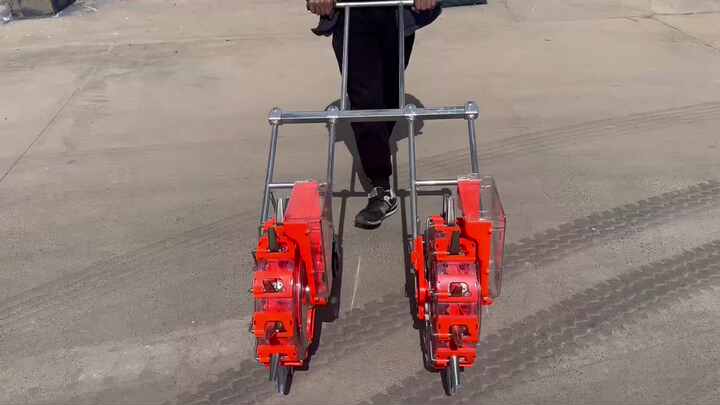 Two Rows Corn Seeder/planter - High Productivity & Portability