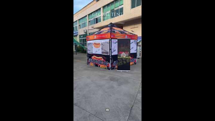GLOBAL TENT Custom Food Canopy Tents for Events & Trade Shows