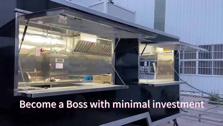 Customized Mobile Food Truck Trailer with Kitchen - Hot Dog, Taco ...