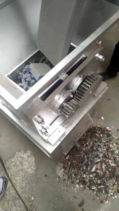 Daily Food Garbage Electric Single-Shaft Wove Bag Shredder Garbage Mini ...