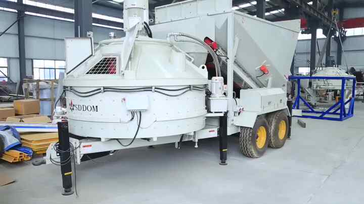 Siemens PLC Control Ready Mixed Concrete Mixing Plant
