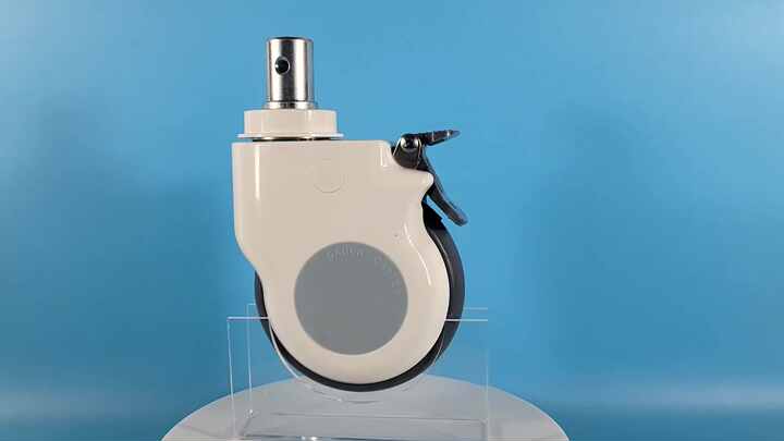 125mm round stem wheels medical bed caster hospital furniture wheels ...